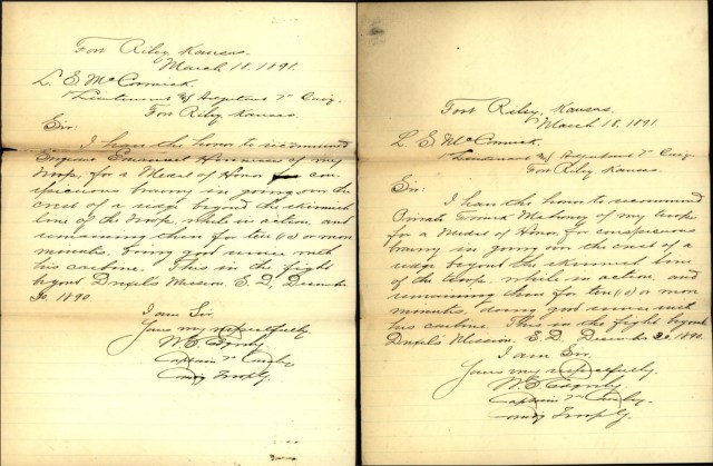 Sergeant Emanuel Hennessee and Private Frank Mahoney, G Troop, 7th ...